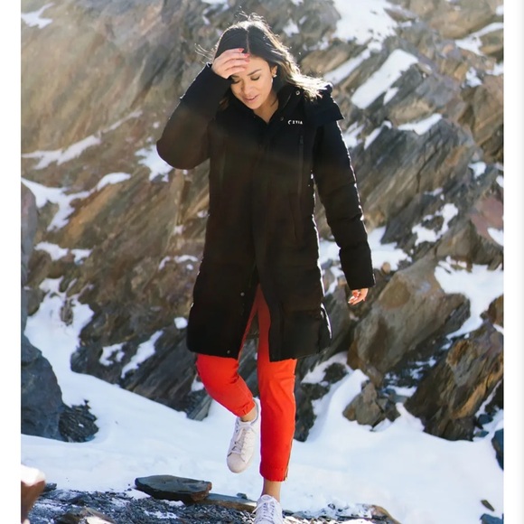 ZYIA | Jackets & Coats | Zyia Active Black Vented Vondelpark Puffy Coat ...